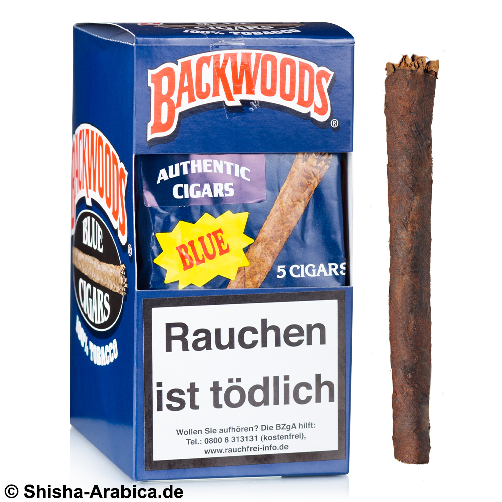 Backwoods Cigars Blue (Vanilla) 8x5pcs | CHALLOUF International